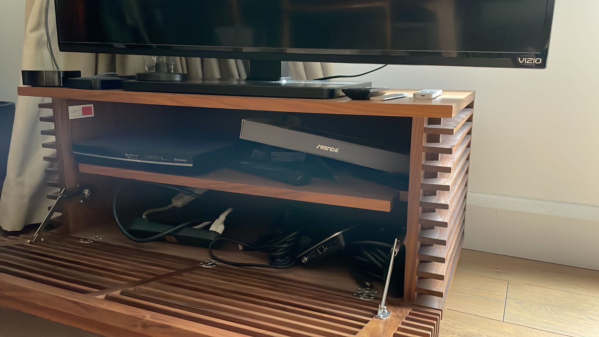 Line Media Console in Walnut from Design within Reach – LOT.co.uk