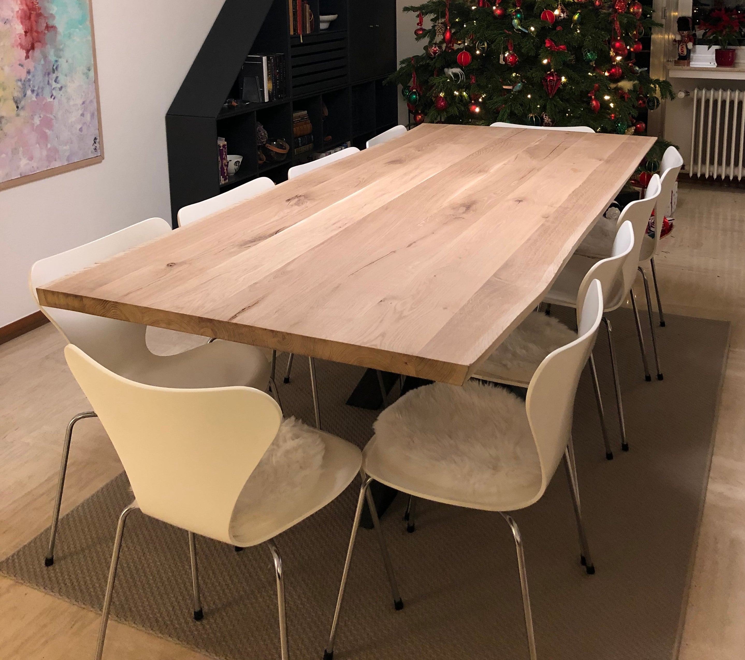 Large wooden dining table – LOT.co.uk